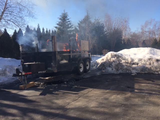 Trailer Fire - Southold Fire Department