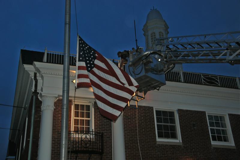 9/11 Flag Raising - Southold Fire Department